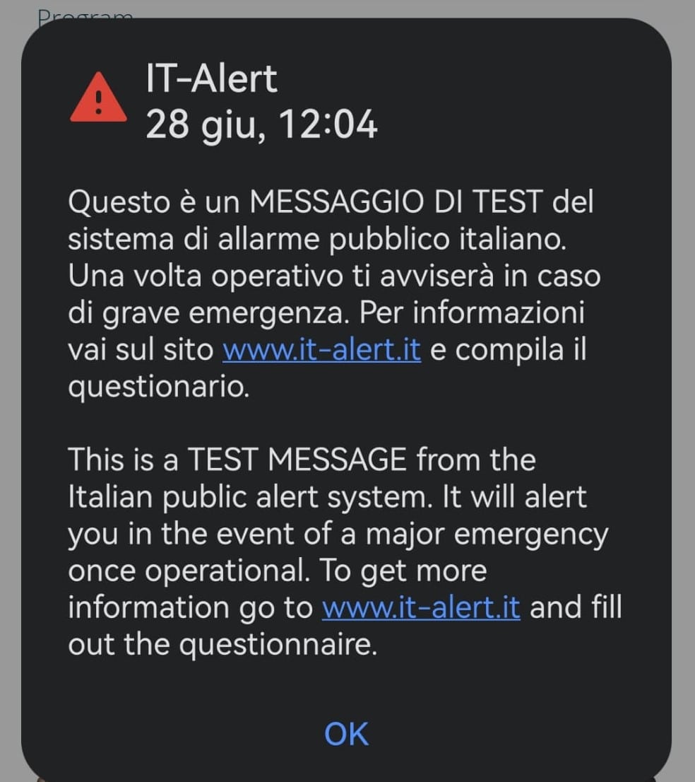 It Alert, cos'è e in cosa consiste il nuovo sistema d'allarme: il test ...